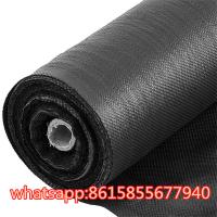 China PP Ground Cover Weed Barrier Fabric 100gsm 1.6m Wide Anti Weed Mat for Garden for sale