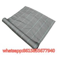 China PP Woven Weed Barrier 100m Roll 60-400gsm Black Anti Grass Landscape Fabric Ground Cover for sale