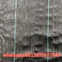China PP Woven Weed Barrier 100m Roll 60-400gsm Black Anti Grass Landscape Fabric Ground Cover for sale