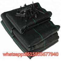China 80GSM Green Fabric Weed Mat for sale