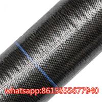China PP Woven Weed Barrier Mat 60gsm-400gsm 0.5m-6m Width Garden Ground Cover Fabric for sale