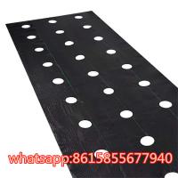 China Black PP Woven Silt Fence Weed Barrier Fabric 3ft x 50ft Anti Grass Agricultural Weed Control Mat for sale