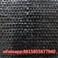 China Black PP Woven Silt Fence Weed Barrier Fabric 3ft x 50ft Anti Grass Agricultural Weed Control Mat for sale