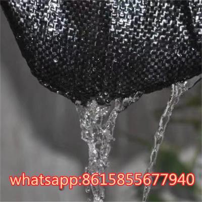 China PP PE Woven Plastic Weed Control Block Mat Fabric 60gsm 400gsm Agricultural Ground Cover for sale