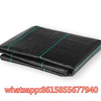 China PP Woven Weed Mat Ground Cover 60-400gsm 0.5-6m Width for Agriculture Garden for sale