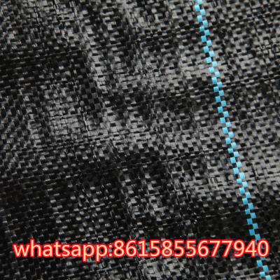 China Anti Weed Mat Black Mulch Polypropylene 100gsm Agriculture Farming Weed Barrier Fabric 1.6ft Width for sale
