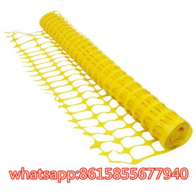 China Orange HDPE Safety Barrier Fence 4x100ft Snow Fencing Construction Mesh 2 Pack UV Protected for sale