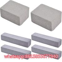 China Foam Glass Grill Cleaning Block 10x7x4cm Gray Pumice Stone for BBQ Griddle for sale