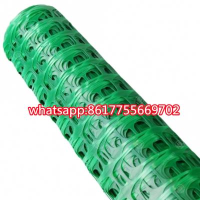 China PE UV Stabilized Safety Barrier Fence Mesh 1m x 50m Roll Orange Snow Fence for sale