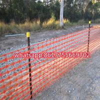 China To control crowds and traffic around construction sites Warning Barrier Fence for sale