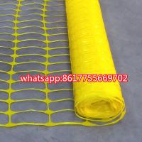 China PE UV Stabilized Plastic Barrier Fencing Mesh 1m x 50m Roll Safety Temporary Fence for sale