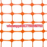 China PE UV Stabilized Plastic Barrier Fencing Mesh 1m x 50m Roll Safety Temporary Fence for sale