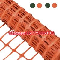 China PE UV Stabilized Plastic Barrier Fencing Mesh 1m x 50m Roll Safety Temporary Fence for sale