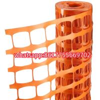 China plastic barrier fencing mesh Warning Barrier Fence 48