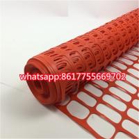China 4x100 ft Heavy Duty PE Warning Barrier Fence UV Stabilized Safety Fencing for sale