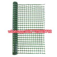 China Orange HDPE Plastic Safety Fence 1m x 50m UV Stabilized Barrier Mesh for sale