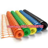 China Orange HDPE Safety Barrier Fence 1m-1.8m Height UV Stabilized Plastic Warning Mesh for sale