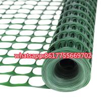 China Orange HDPE Safety Barrier Fence 1m-1.8m Height UV Stabilized Plastic Warning Mesh for sale