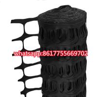 China 4ft x 100ft Orange HDPE Construction Safety Fence Barrier Mesh Roll for sale