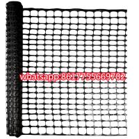China 4ft x 100ft Orange HDPE Construction Safety Fence Barrier Mesh Roll for sale