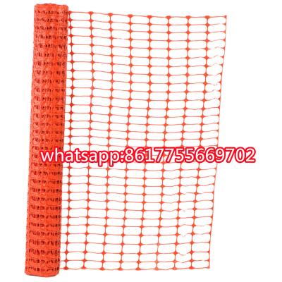China Orange HDPE Woven Warning Safety Net 1m-1.8m Height for Construction Site Protection for sale