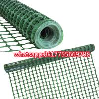 China Orange HDPE Woven Warning Safety Net 1m-1.8m Height for Construction Site Protection for sale