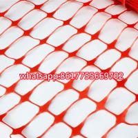 China Orange Barrier Fencing 50m x 1m Roll for sale