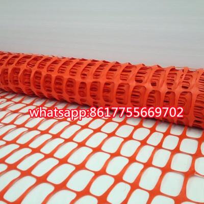 China Orange Barrier Fencing 50m x 1m Roll for sale