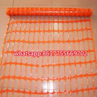 China Orange Barrier Fencing 50m x 1m Roll for sale