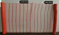 China Orange HDPE Safety Barrier Fence 1m-1.8m Height UV Stabilized Construction Warning Mesh for sale