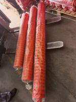 China Orange HDPE Safety Barrier Fence 1m-1.8m Height UV Stabilized Construction Warning Mesh for sale