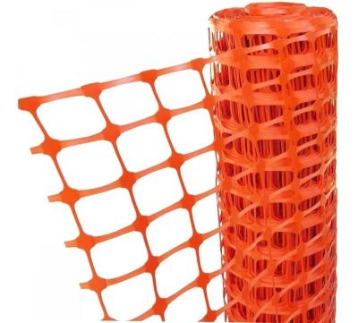 China Orange HDPE Safety Barrier Fence 1m x 50m UV Stabilized Snow Fence for sale