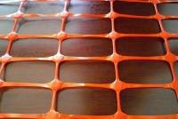 China Orange HDPE Safety Mesh Fence 30m x 1.2m Roll Construction Barrier Netting for sale