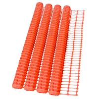 China HDPE Safety Fence 4ft x 100ft Lightweight 8 lb Orange Green Construction Barrier for sale