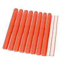 China HDPE Safety Fence 4ft x 100ft Lightweight 8 lb Orange Green Construction Barrier for sale