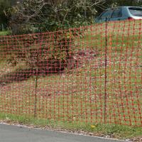 China Orange HDPE Safety Barrier Fence 1m-1.8m Height UV Stabilized Construction Warning Mesh for sale