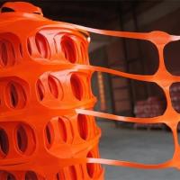 China Orange HDPE Snow Fence 4ft x 50ft UV Stabilized Barrier Fence for Construction Safety for sale