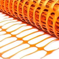 China Orange HDPE Snow Fence 4ft x 50ft UV Stabilized Barrier Fence for Construction Safety for sale