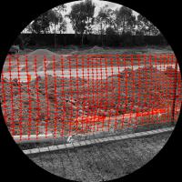 China Orange HDPE Snow Fence 4ft x 50ft UV Stabilized Barrier Fence for Construction Safety for sale