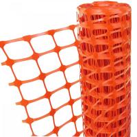 China HDPE Orange Plastic Safety Fence 1m-1.8m Height UV Stabilized Portable Barrier for sale