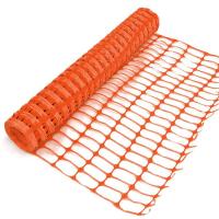 China HDPE Orange Plastic Safety Fence 1m-1.8m Height UV Stabilized Portable Barrier for sale