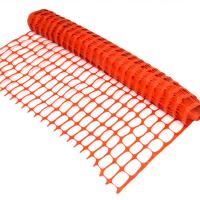 China HDPE Orange Plastic Safety Fence 1m-1.8m Height UV Stabilized Portable Barrier for sale