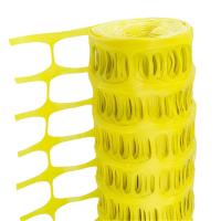 China HDPE Orange Plastic Safety Fence 1m-1.8m Height UV Stabilized Portable Barrier for sale