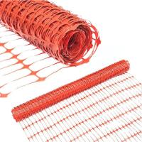 China HDPE Orange Plastic Safety Fence 1m-1.8m Height UV Stabilized Portable Barrier for sale