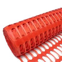 China HDPE Orange Plastic Safety Fence 1m-1.8m Height UV Stabilized Portable Barrier for sale