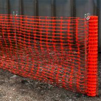 China HDPE Orange Plastic Safety Fence 1m-1.8m Height UV Stabilized Portable Barrier for sale