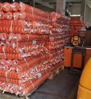 China HDPE Orange Plastic Safety Fence 1m-1.8m Height UV Stabilized Portable Barrier for sale
