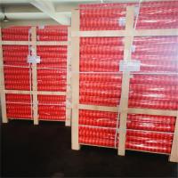 China HDPE Orange Plastic Safety Fence 1m-1.8m Height UV Stabilized Portable Barrier for sale