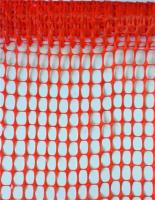 China HDPE Orange Plastic Safety Fence 1m-1.8m Height UV Stabilized Portable Barrier for sale