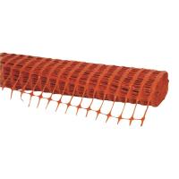 China Orange HDPE Plastic Safety Netting Barrier Fence 1m-1.8m Height UV Stabilized for sale